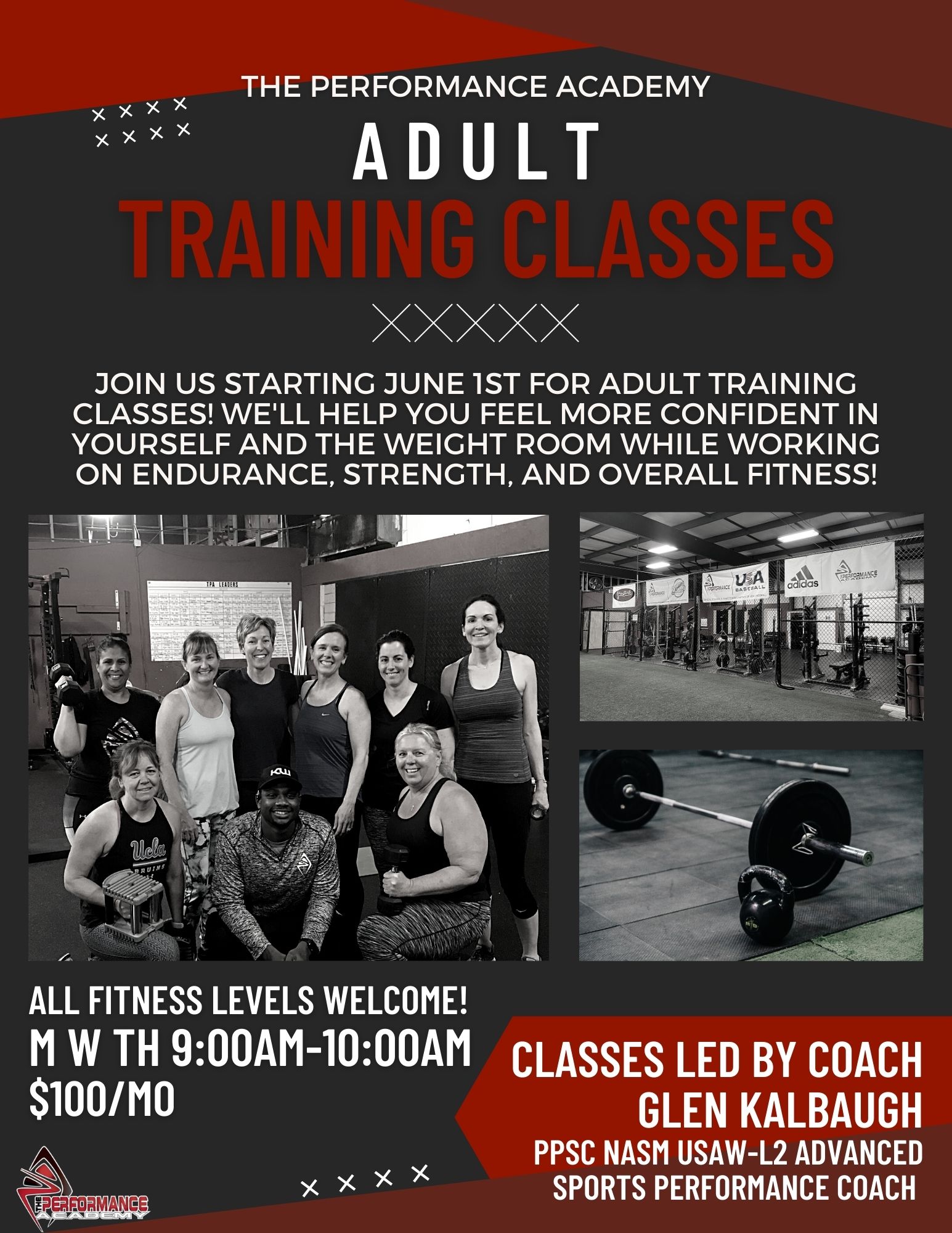 adult fitness classes – The Performance Academy